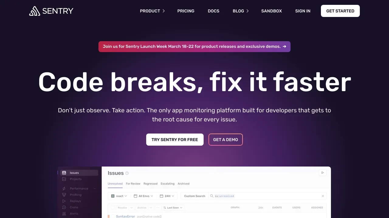 Sentry：错误追踪的Python完美方案！_python sentry-CSDN博客