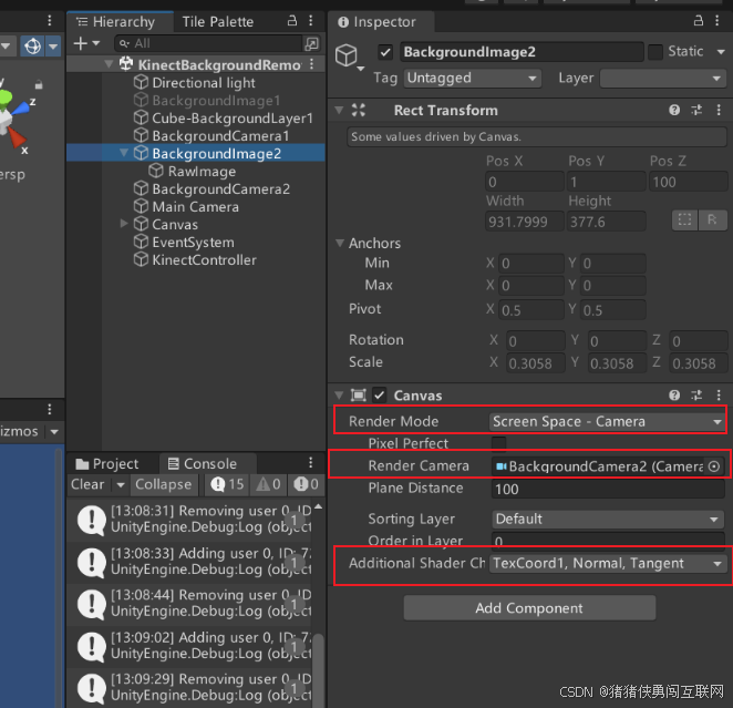 【unity+Kinect】【毕设】【day5、6】_unity kinect-CSDN博客