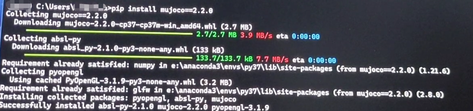 （超详细）windows系统上的mujoco、mujoco_py、pytorch、gym环境搭建_mujoco windows-CSDN博客