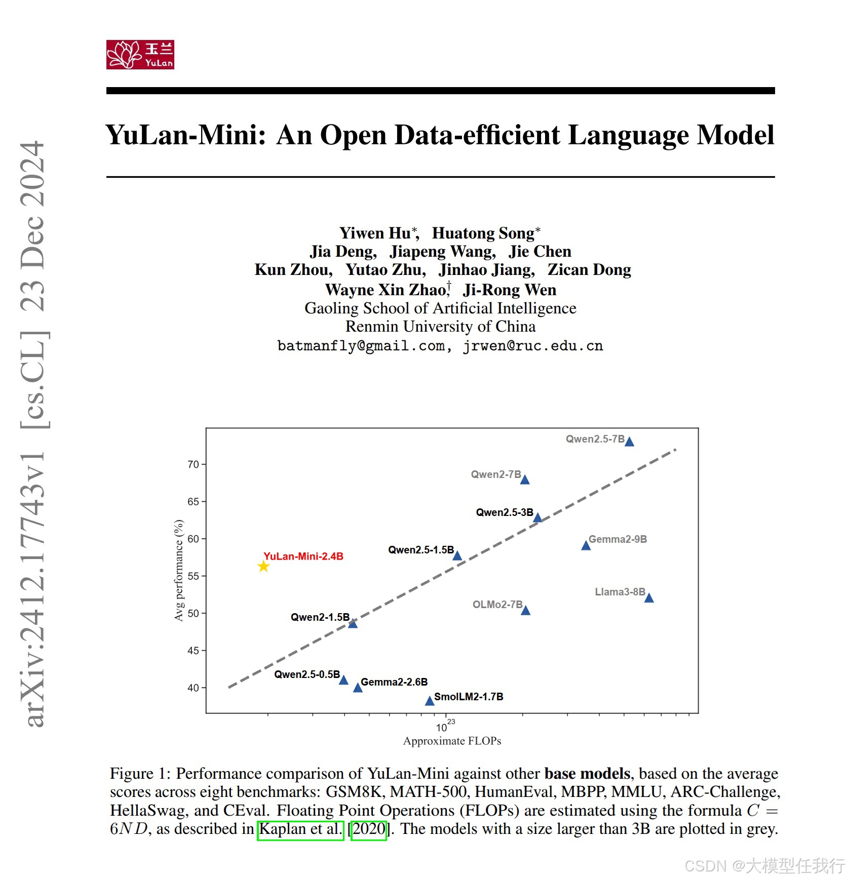 人大：数据高效的LLM训练经验_yulan-mini: an open data-efficient language model-CSDN博客