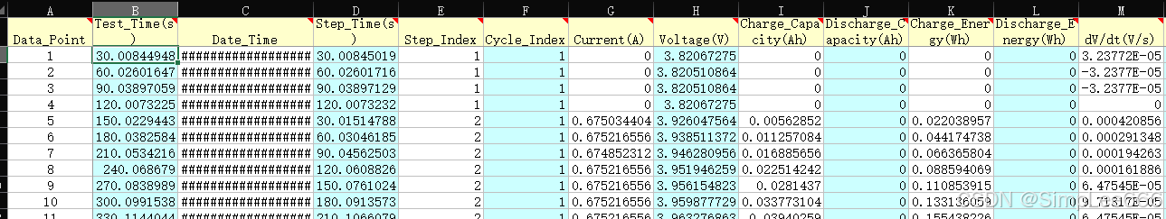 基于Python的CALCE任意系列数据的提取和处理_calce数据集处理-CSDN博客