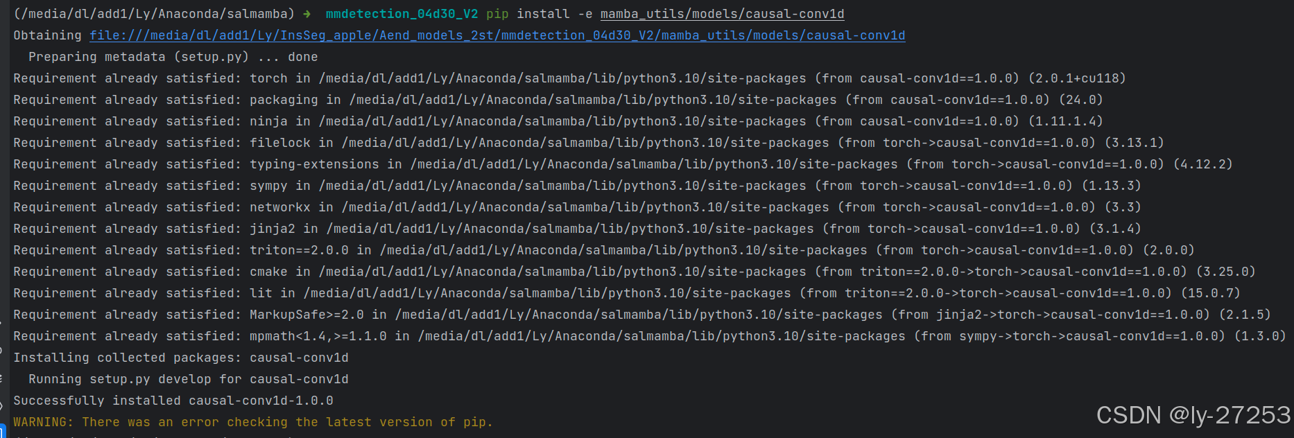 selective_scan_cuda 安装失败完整排查过程（含 pip 降级解决方案）-CSDN博客