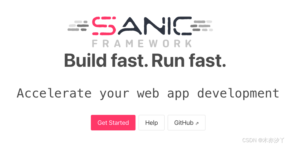 【Python编程】Python高性能异步Web框架Sanic_sanic 异步编程-CSDN博客