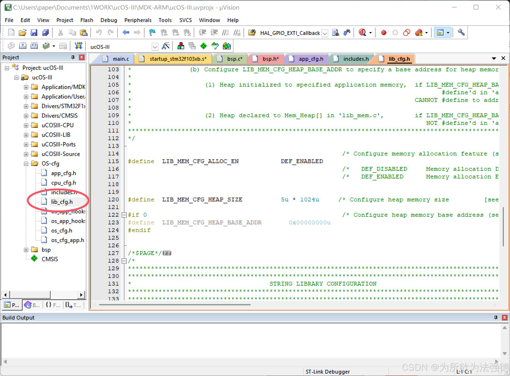 STM32F103C8T6基于HAL库移植uc/OS-II_stm32f103 移植ucosii 系统-CSDN博客