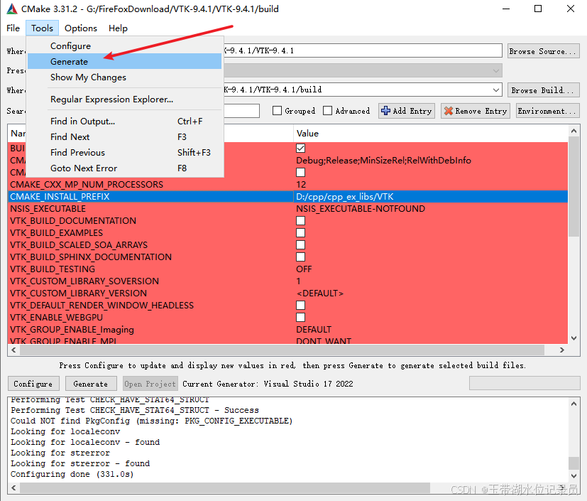 VS2022+VTK配置环境竟如此简单！（无需CMAKE知识）-CSDN博客