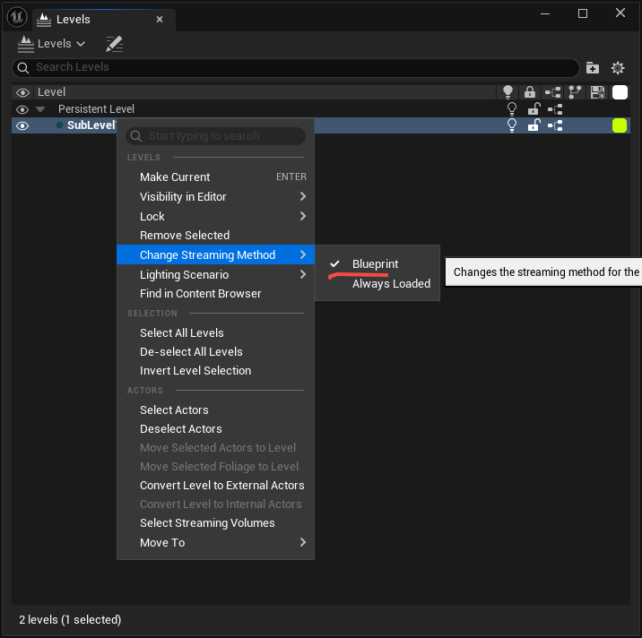 ue 小知识点 load stream level-CSDN博客