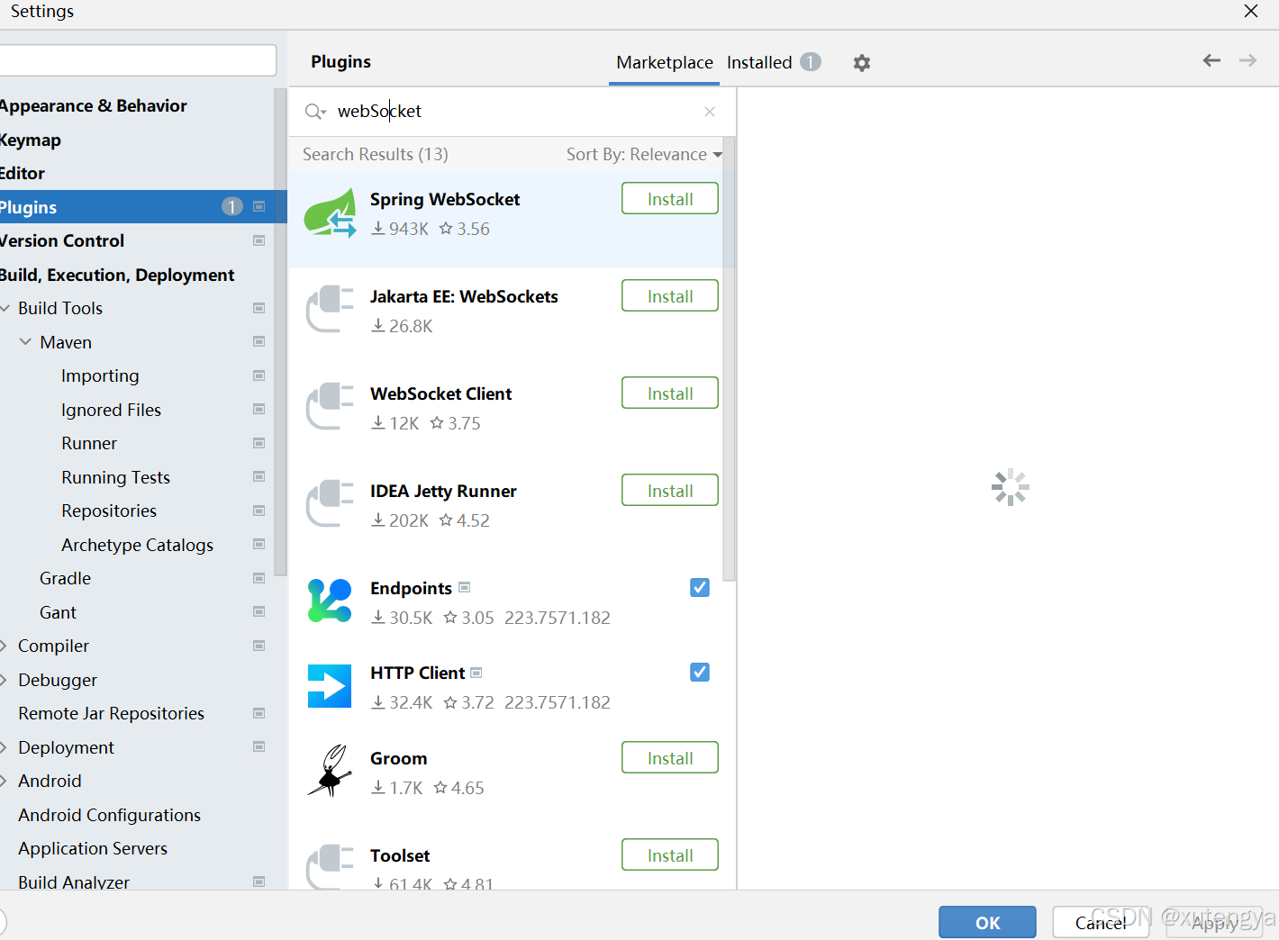 springboot整合websocket部署报错：org.springframework.web.socket.server.standard_idea spring websocket插件 ...