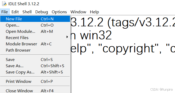 Python编程IDLE快速编程快捷键及步骤_idle快捷键-CSDN博客