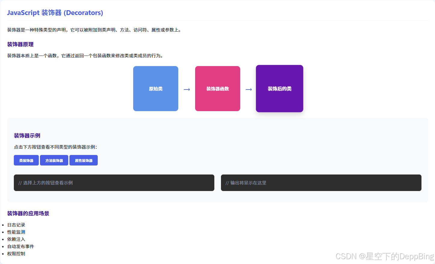 中级前端进阶方向 第九步)深入 javascript 高级特性 模块化（Module） 与 装饰器（Decorator），附案例源码-CSDN博客