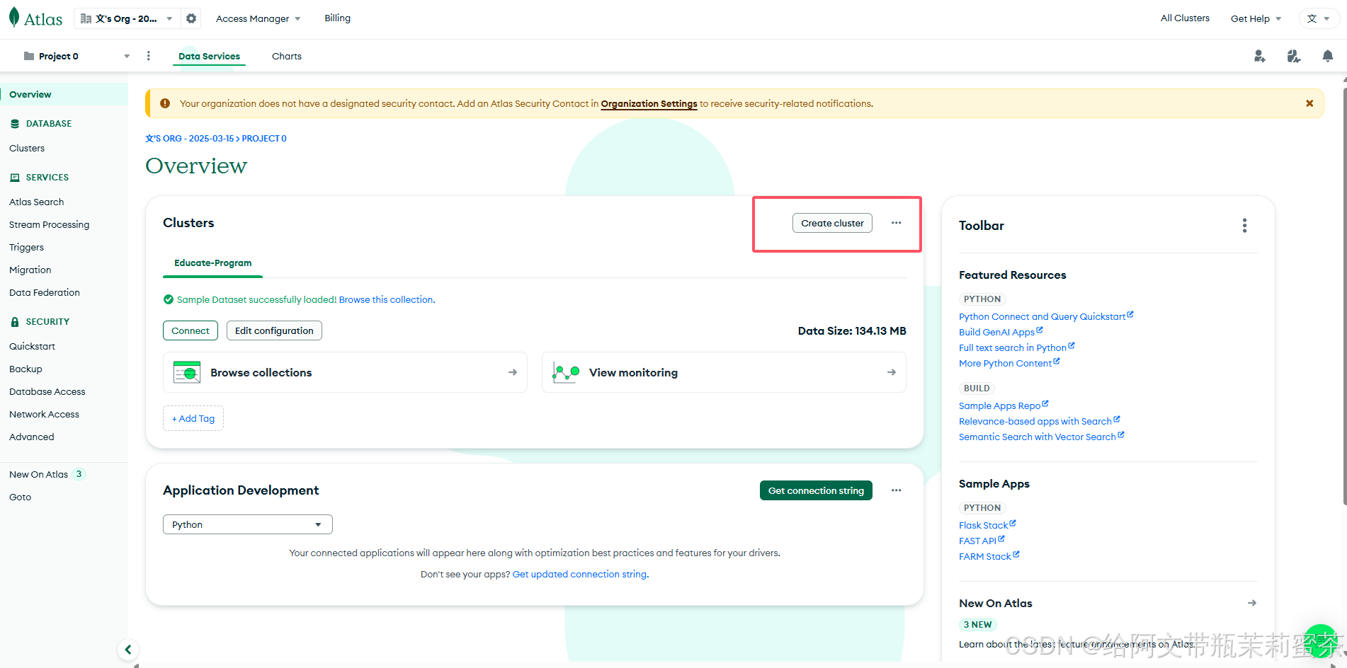 如何创建mongodb云数据库并用Navicat连接_navicat连接mongodb-CSDN博客