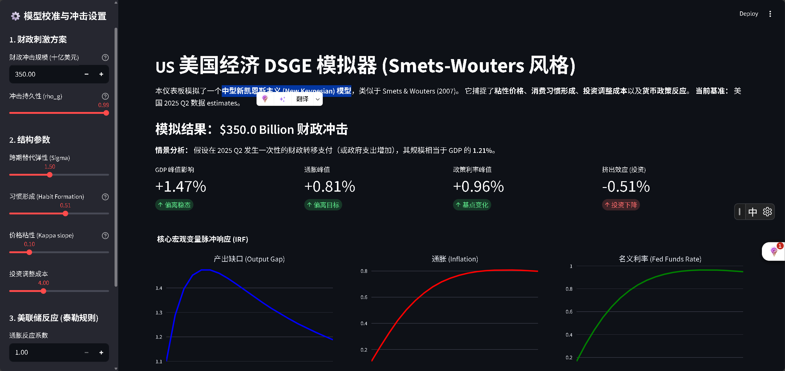 中型新凯恩斯主义 (New Keynesian) 模型python-CSDN博客