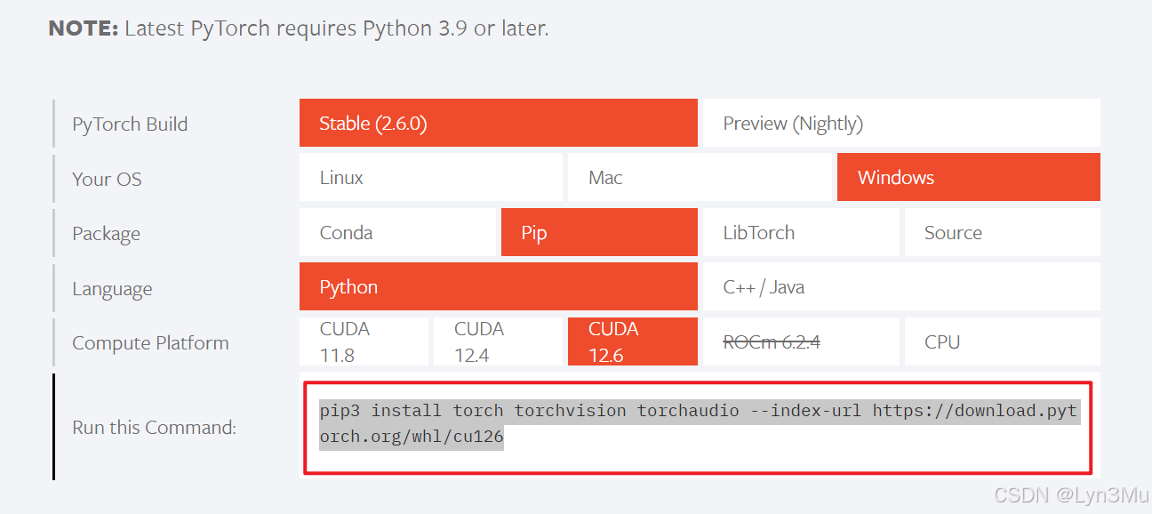 Pytorch 安装教程-CSDN博客