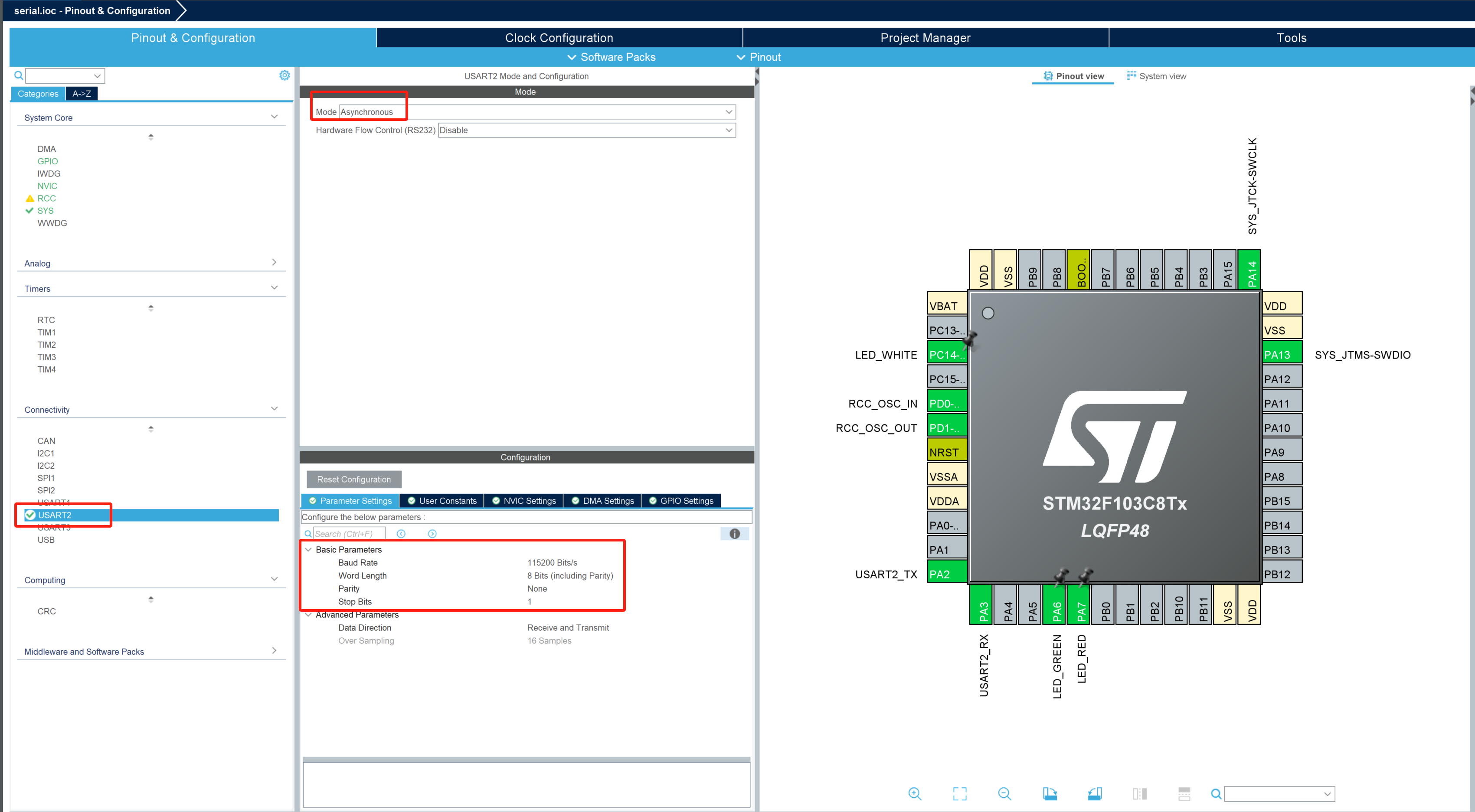 stm32 HAL库【串口】CubeIDE_stm32cubeide 串口中断接收-CSDN博客