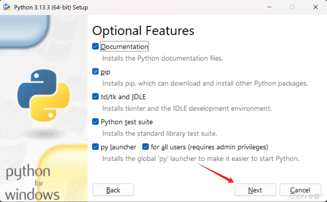 Win11 安装 Python 3.13.x_win11安装python-CSDN博客