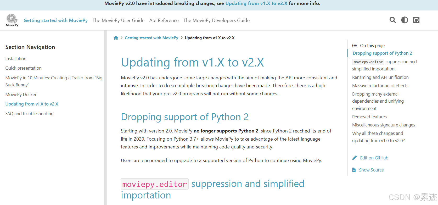 【视频音频提取】No module named ‘moviepy.editor‘异常，_no module named 'moviepy.editor-CSDN博客