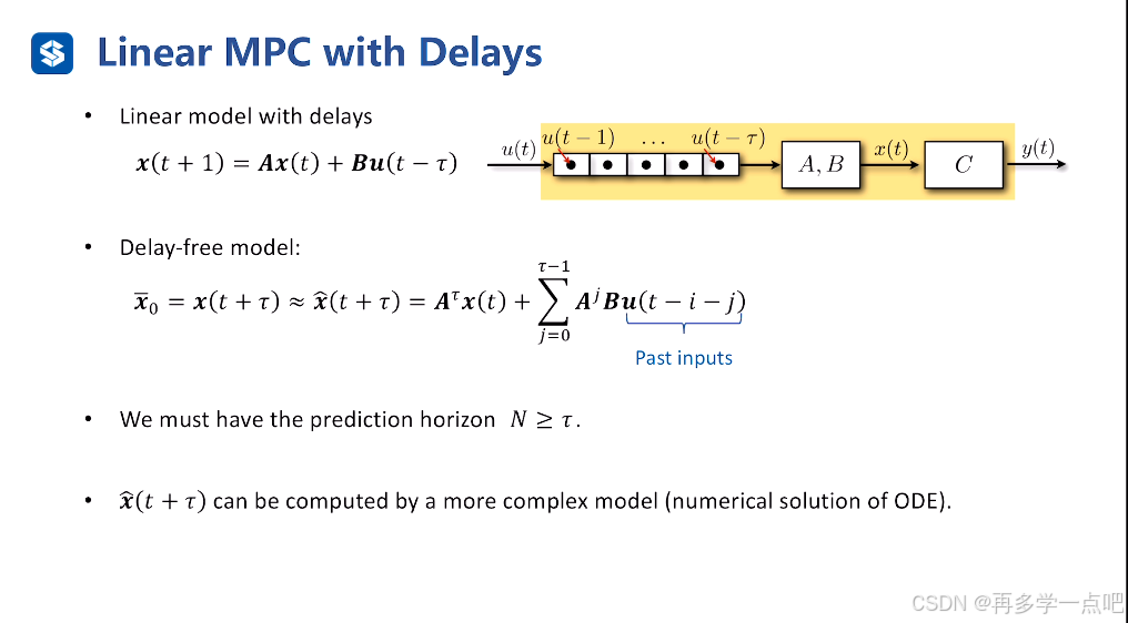 深蓝motion planning，L6MPC学习记录（3LQR、延迟MPC、有约束的MPC）_深蓝 mpc-CSDN博客