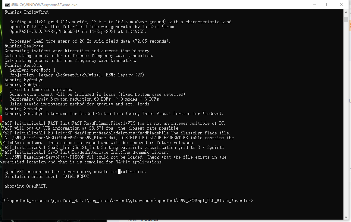 openfast单桩算例调试记录_openfast怎么算导管架平台-CSDN博客