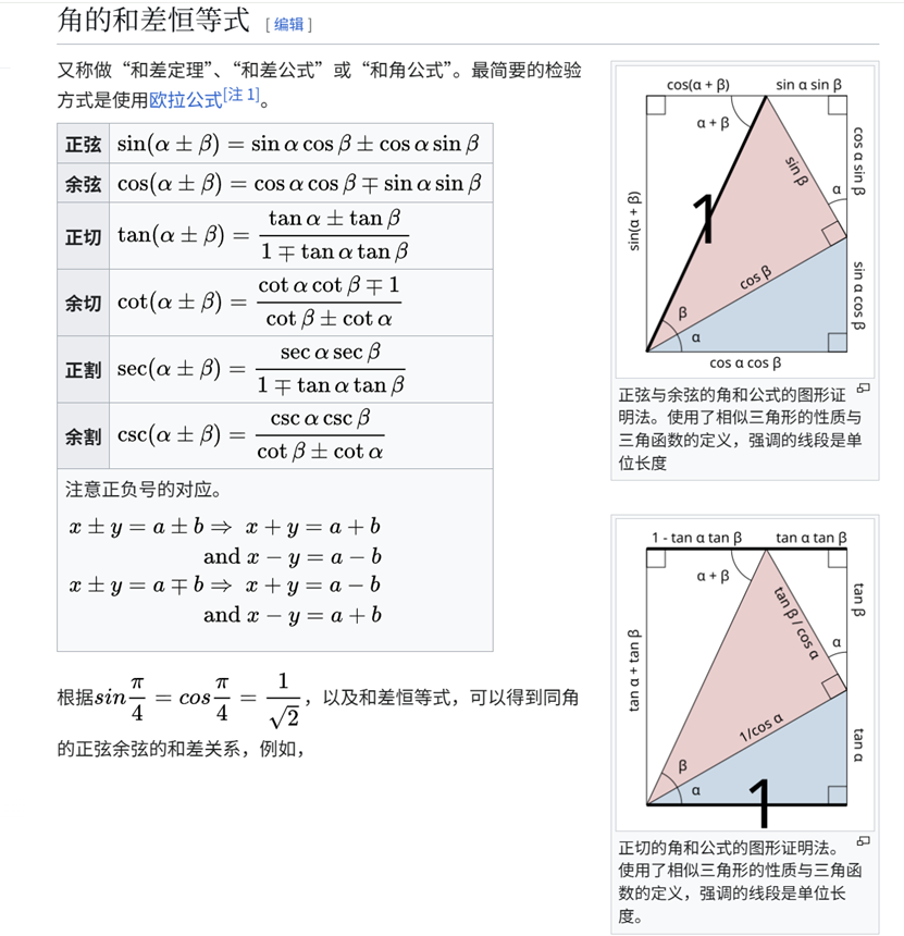 高等三角函数大全-CSDN博客