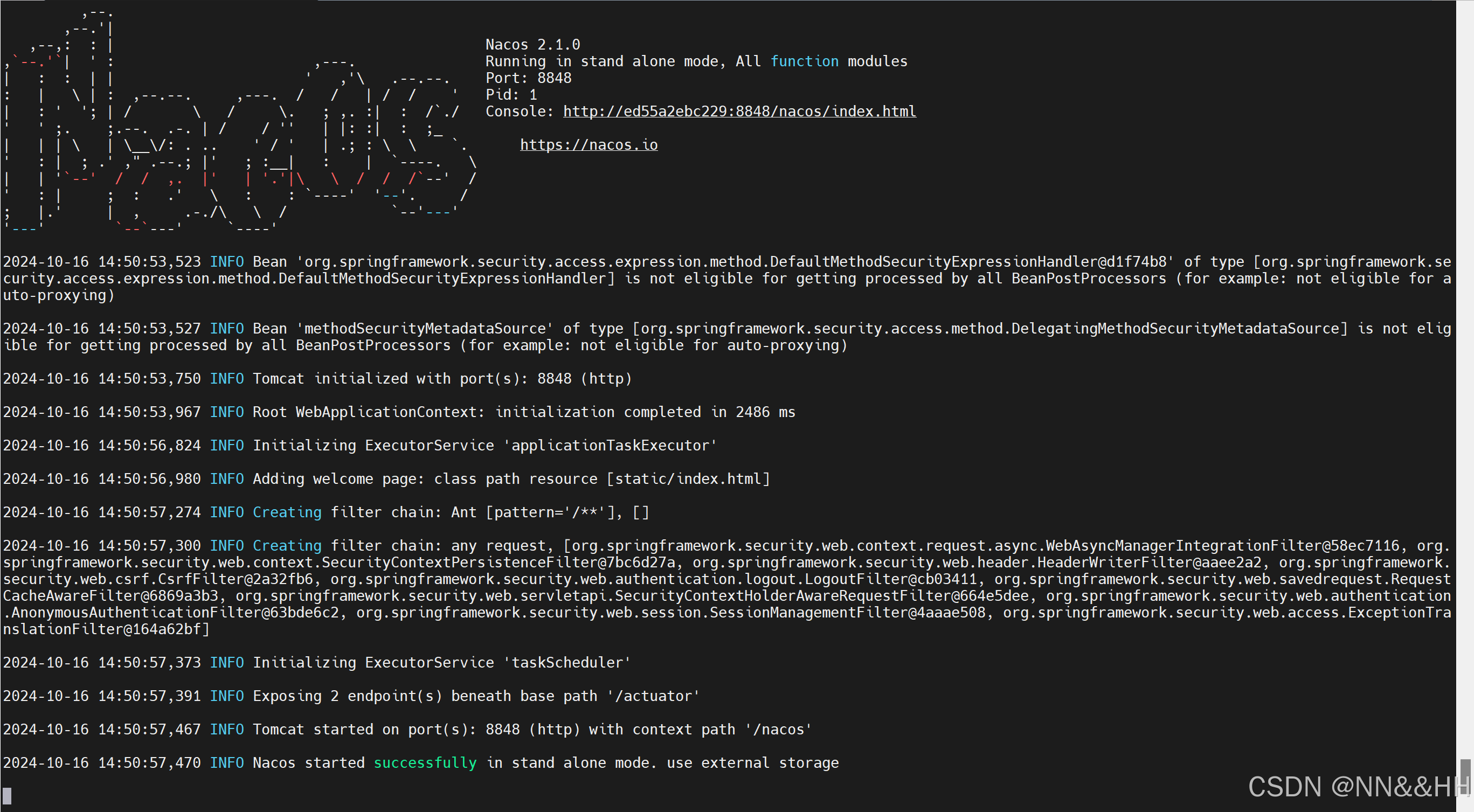 Nacos:No DataSource set_nacos 启动 no datasource set-CSDN博客