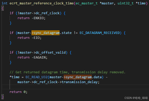 igh ethercat 同步报文_igh dc同步sync0-CSDN博客