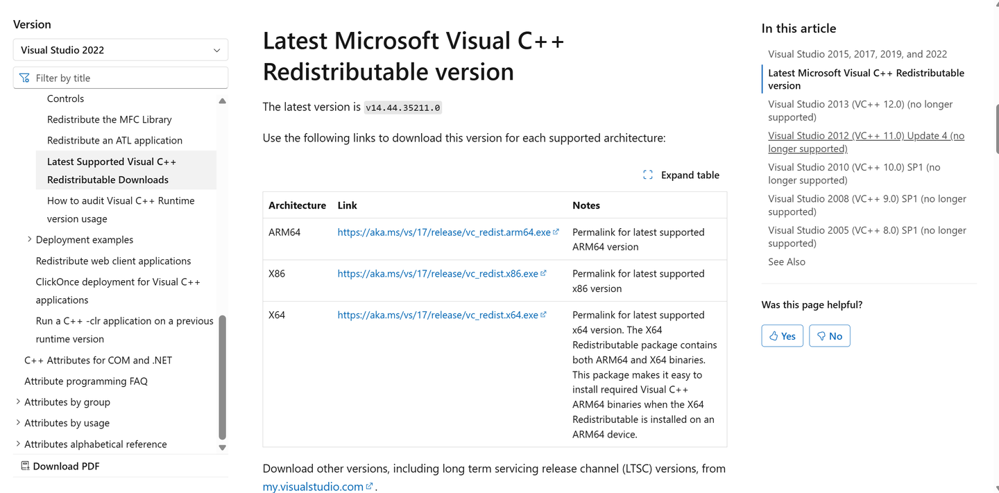 Microsoft Visual C++ Redistributable 运行库怎么安装？（详细教程）-CSDN博客