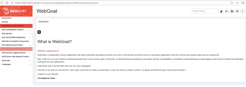 访问控制失效：安全漏洞解析（WebGoat Broken Access Control讲解）_webgoat 访问控制失效-CSDN博客