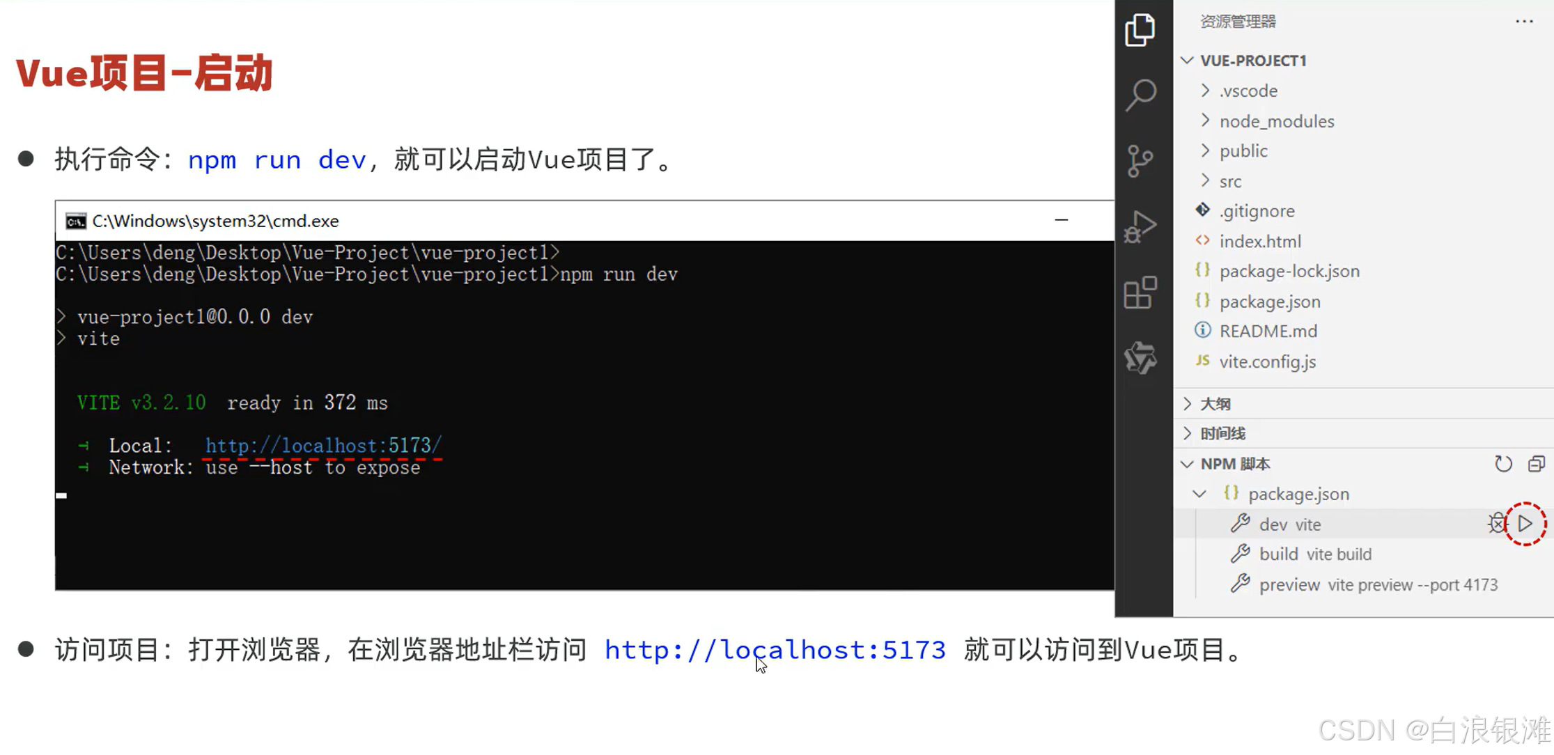 如何创建Vue项目_npm create vue 指定版本-CSDN博客