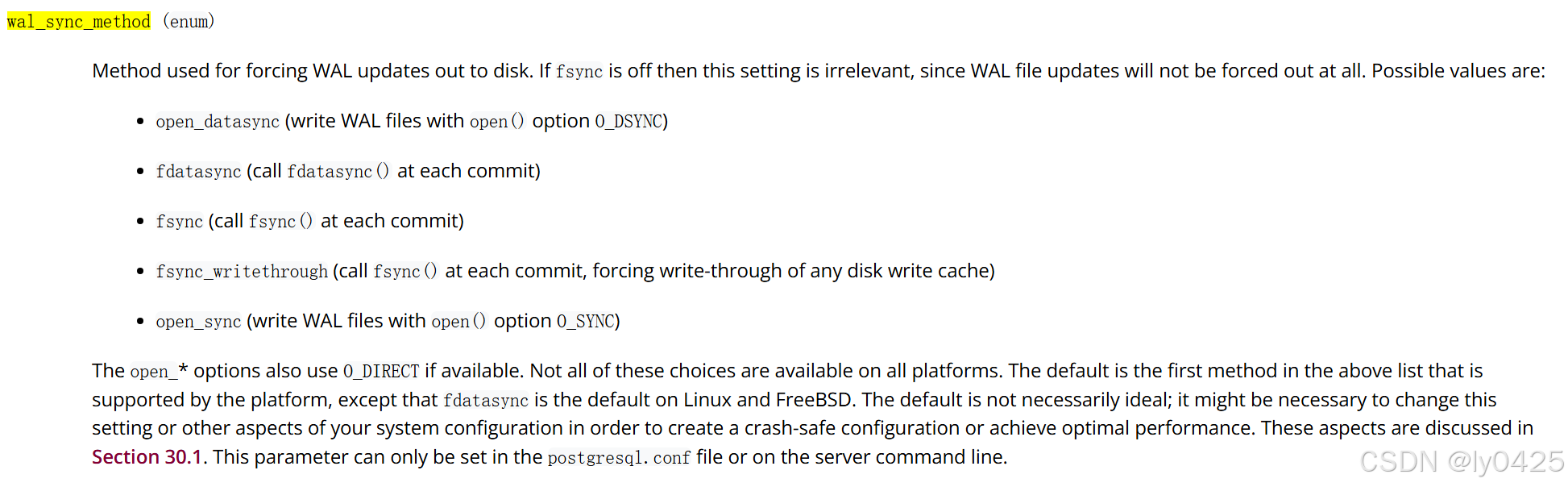 Postgresql的walsyncmethod和fsync参数理解postgresql Fsync Csdn博客