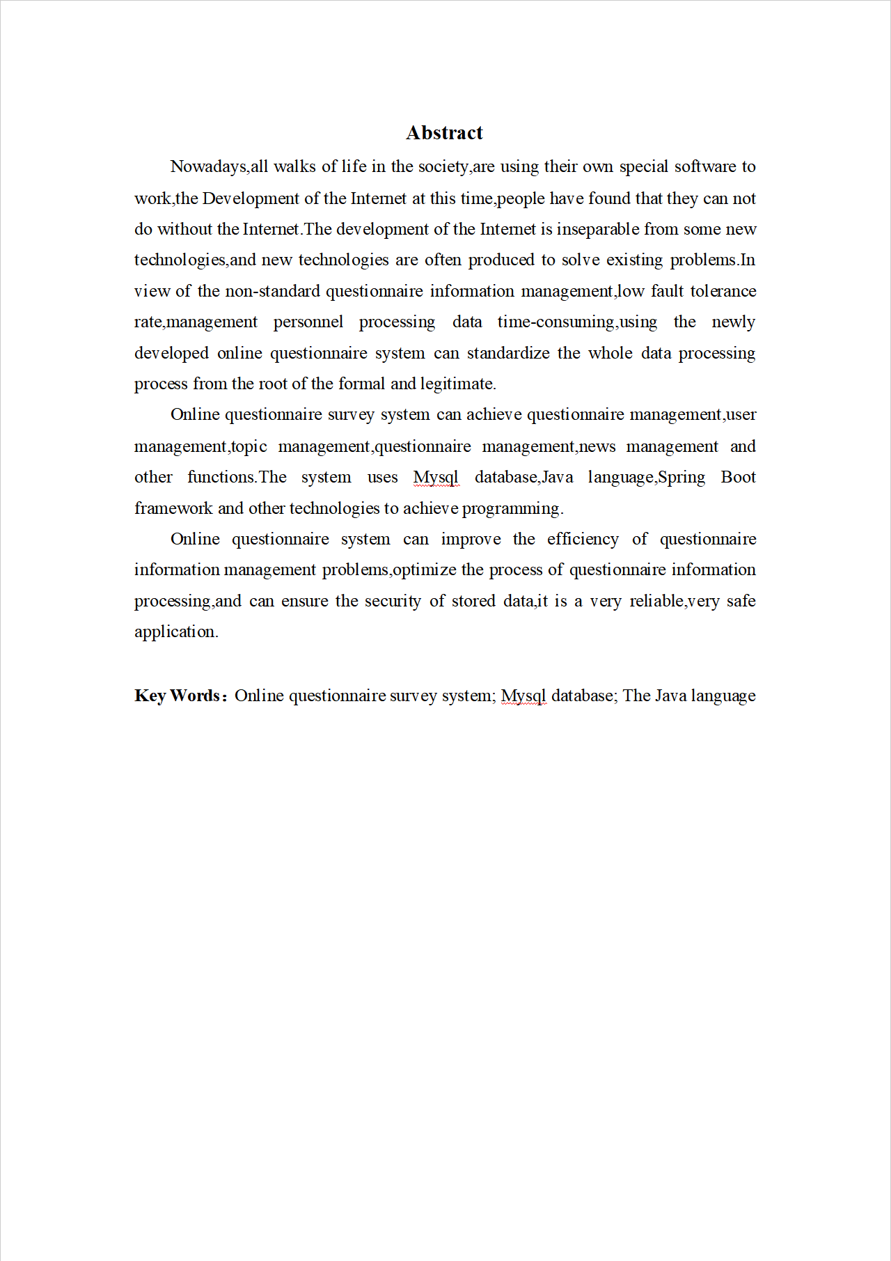 Springboot基于java的在线问卷调查系统的设计与实现（11622） Csdn博客