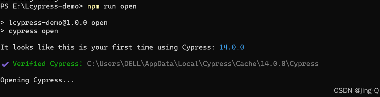 Cypress前端UI自动化测试框架的安装及使用，超详细！_cypress安装使用-CSDN博客