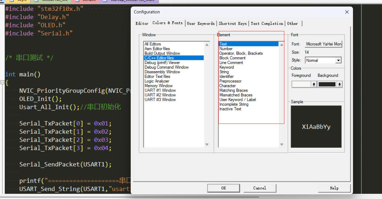 keil主题设置——针对主题更换和GB2312字体无法修改_keil修改字体-CSDN博客