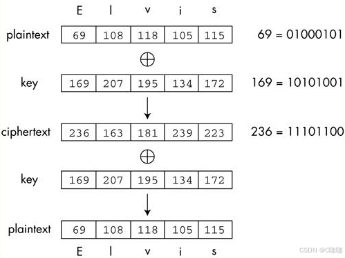 详解XOR（异或）运算加密_xor加密-CSDN博客