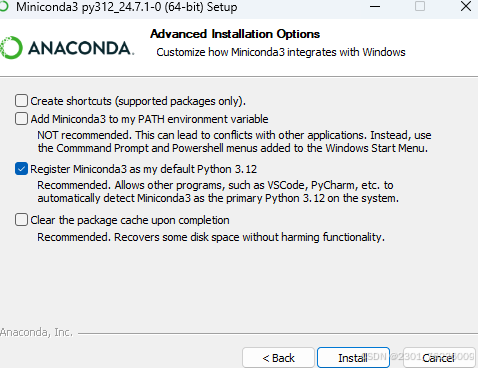 安装MINICONDA，windows安装_miniconda win7-CSDN博客