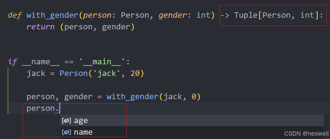 Python中元组tuple拆包时无法使用类型提示type Hint的应对方案tuple类型的type Hint Csdn博客