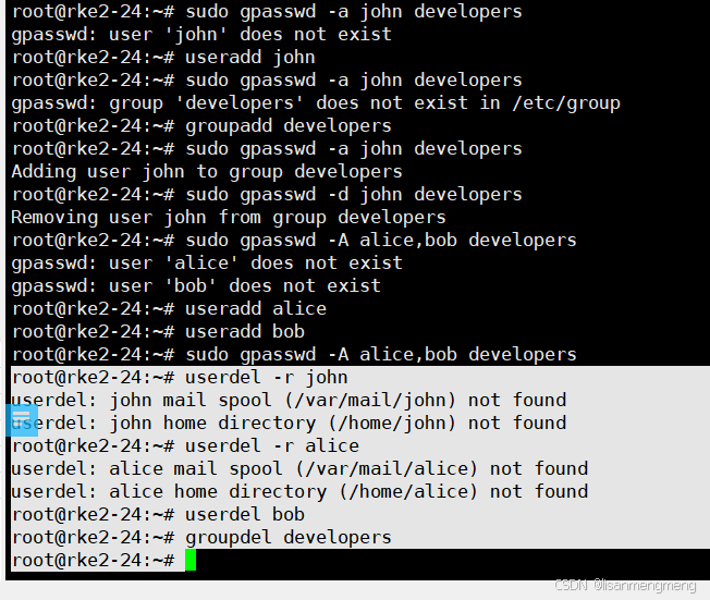 gpasswd 命令使用方法和操作案例_sudo gpasswd -a-CSDN博客