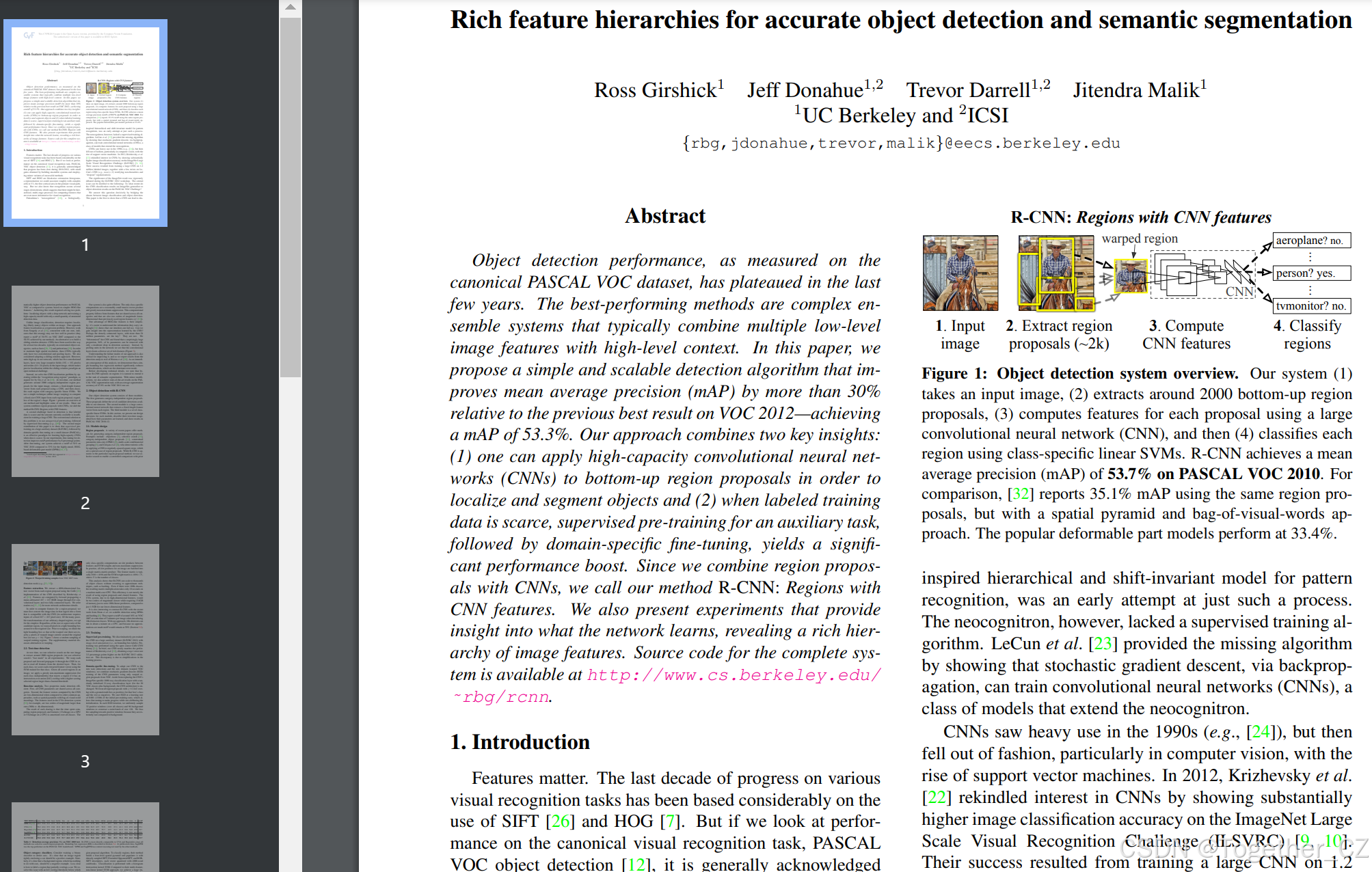Rich feature hierarchies for accurate object detection and semantic ...