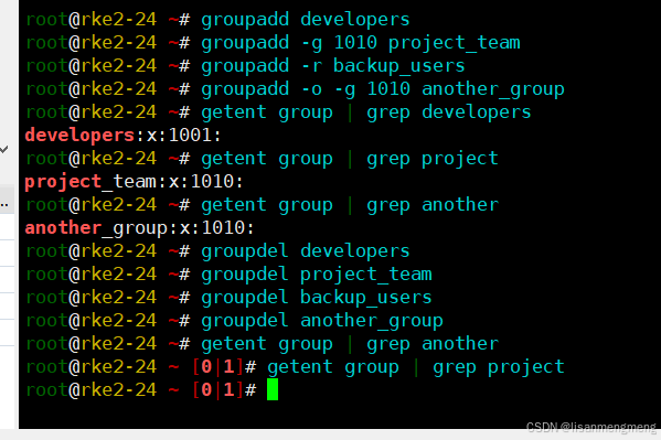 groupadd 命令使用介绍和案例场景_groupadd -r -g-CSDN博客