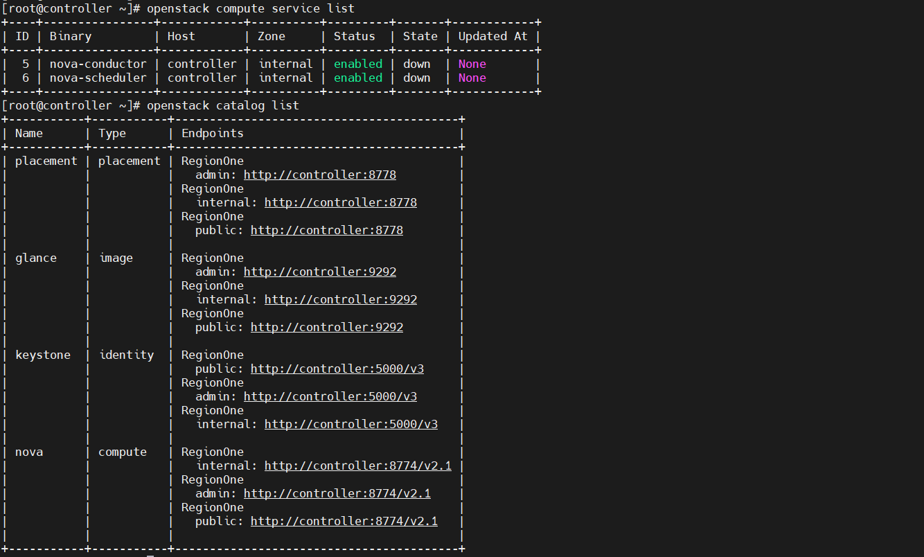 OpenStack：计算服务（Nova）安装_。包括mysql安装与配置,keystone的安装及配置,glance安装及配置;nova安装及配置-CSDN博客