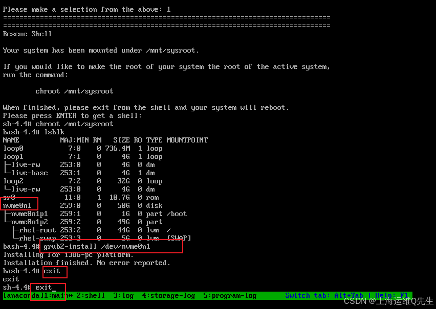 [RH342]Linux服务器引导故障排除_failed to boot both default-CSDN博客