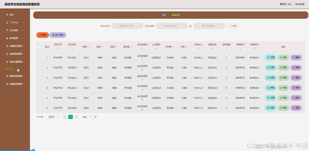 Springboot毕设高校学生体能测试管理系统程序论文基于spring Boot的高校学生体测系统的设计与实现的论文过程稿 Csdn博客
