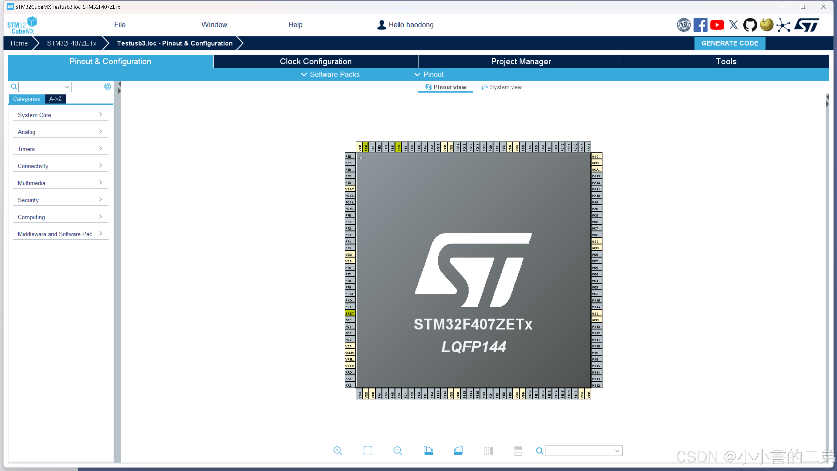 Vs Stdio 2022 +STM32CubeMX环境配置（STM32F407ZET6）_vs2022 开发stm32-CSDN博客