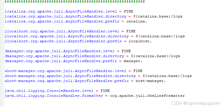 SuperMap iServer日志系统详解_supermap 安全日志-CSDN博客