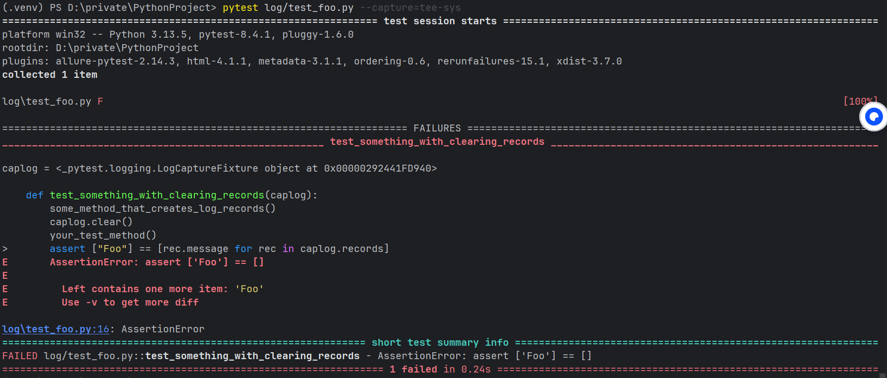 捕获stdout/stderr输出_--capture=tee-sys-CSDN博客