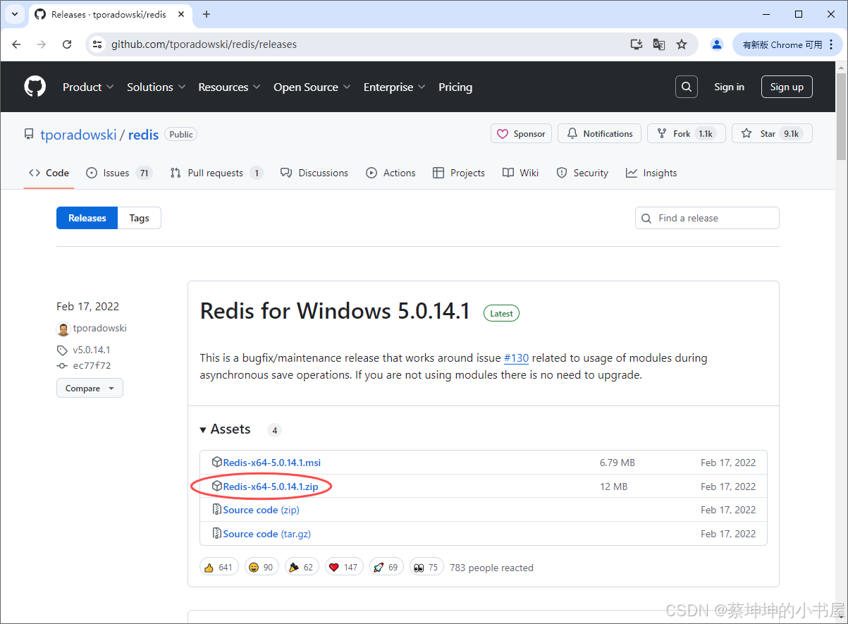 Redis的下载与安装（免安装版）_redis下载地址-CSDN博客