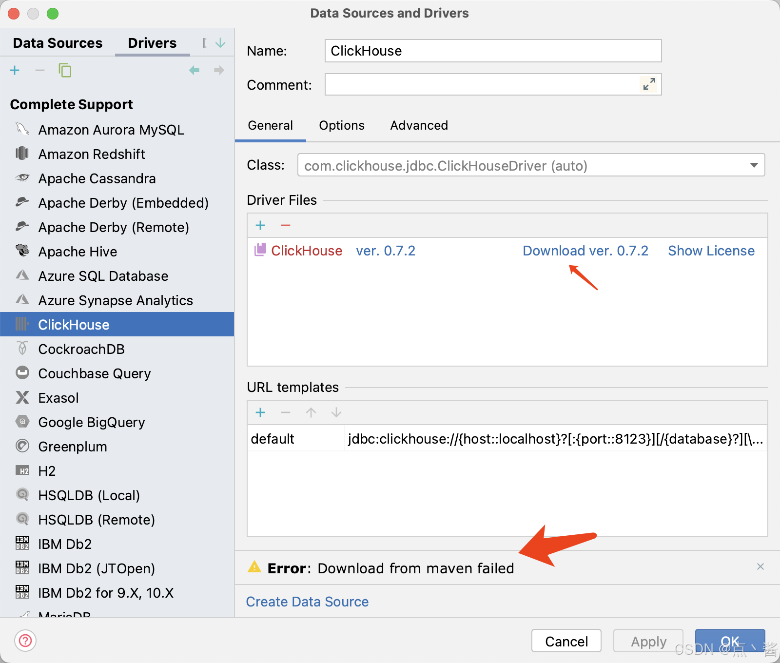 DataGrip 下载驱动失败_datagrip下载驱动失败-CSDN博客