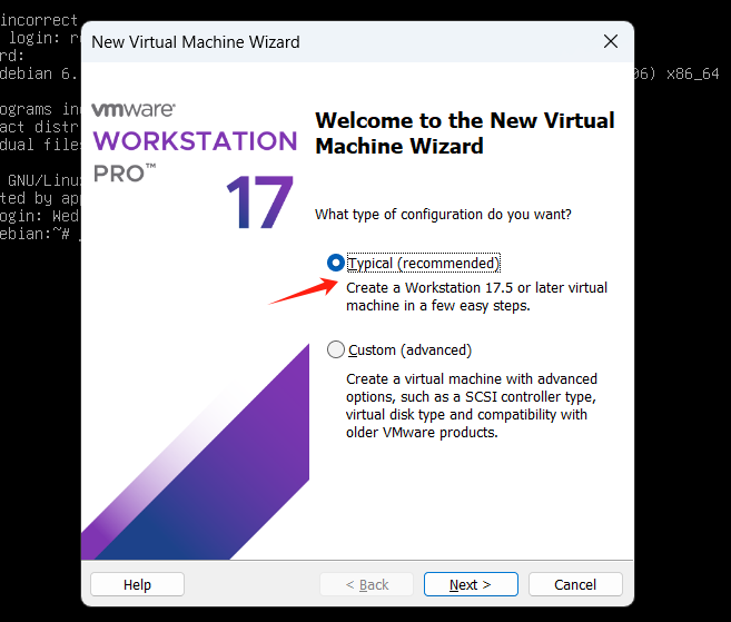 使用Vmare WorkStation Pro 17搭建Debian12（netinst最小化安装）-CSDN博客