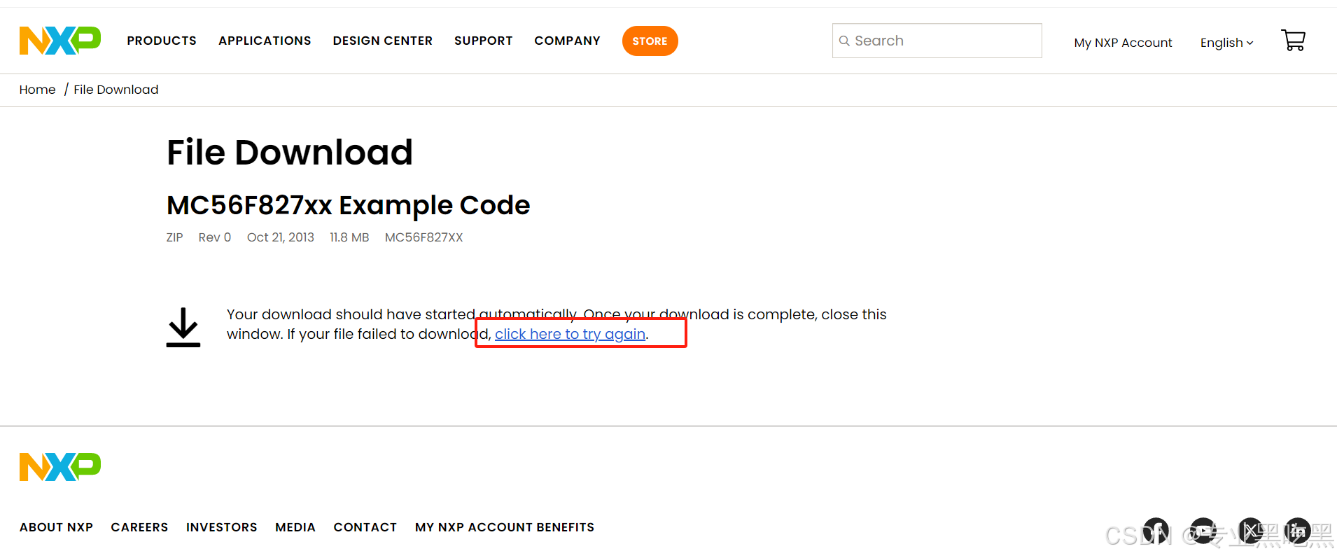 MC56F82748的使用 2. 下载MC56F827xx系列官方程序_nxp芯片82746芯片例程下载-CSDN博客