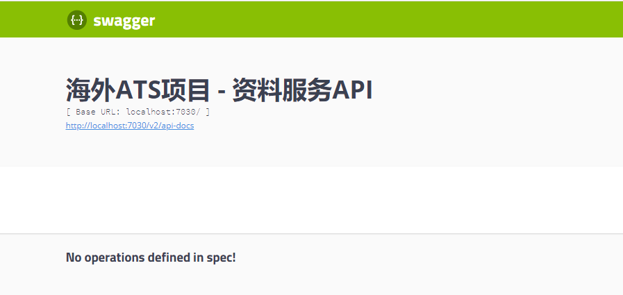 遇到Swagger报错“No operations defined in spec!“-CSDN博客