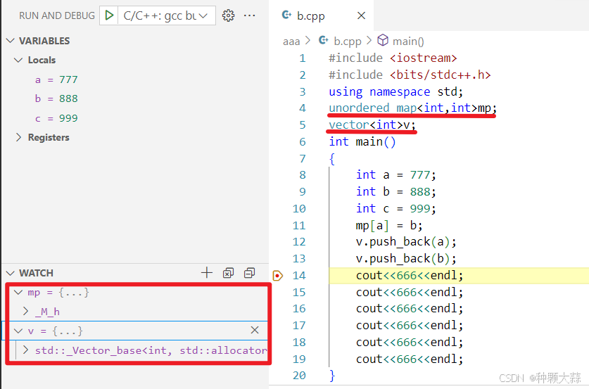 VSCode调试如何正确显示STL内容_vscode调试c++时无法显示vector的vector-CSDN博客